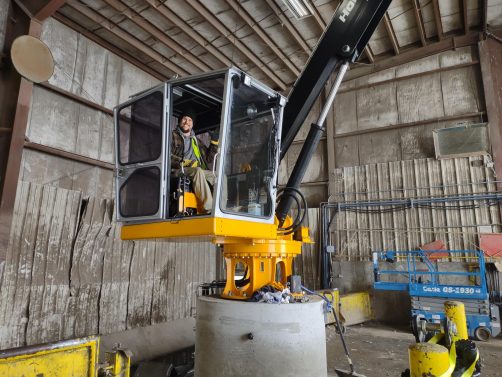 Log Loader Evolution 960 SM - Stationary Mount Loader - Rotobec