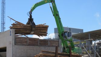 Combination Positioned Grapple - Forestry Attachment - Rotobec