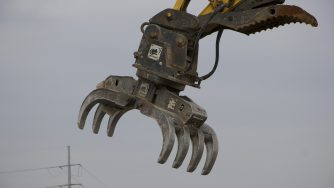 Rake Attachment for the Forestry Industry - Rotobec