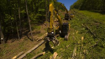 Rake Attachment for the Forestry Industry - Rotobec