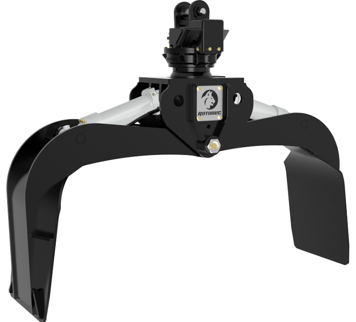 Rail Tie Bundle Grapple - Railway Loader Attachment - Rotobec