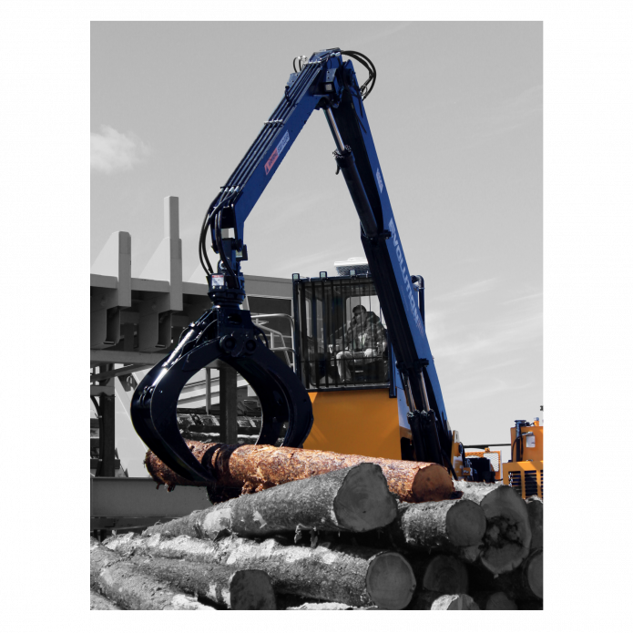 Log Loader Evolution 960 SM - Stationary Mount Loader - Rotobec