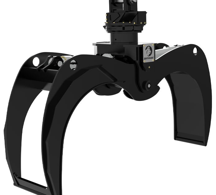 Combination Positioned Grapple - Forestry Attachment - Rotobec