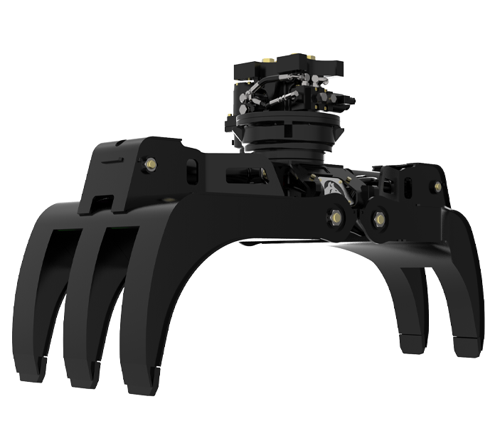 Mini Power Attachments - Mini Power Rake and Bucket - Rotobec