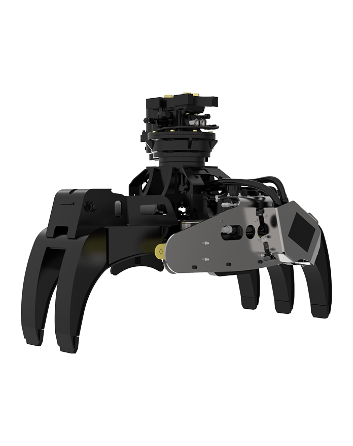 Limb Reaper - The Best Mini Excavator Grapple with a Saw - Rotobec